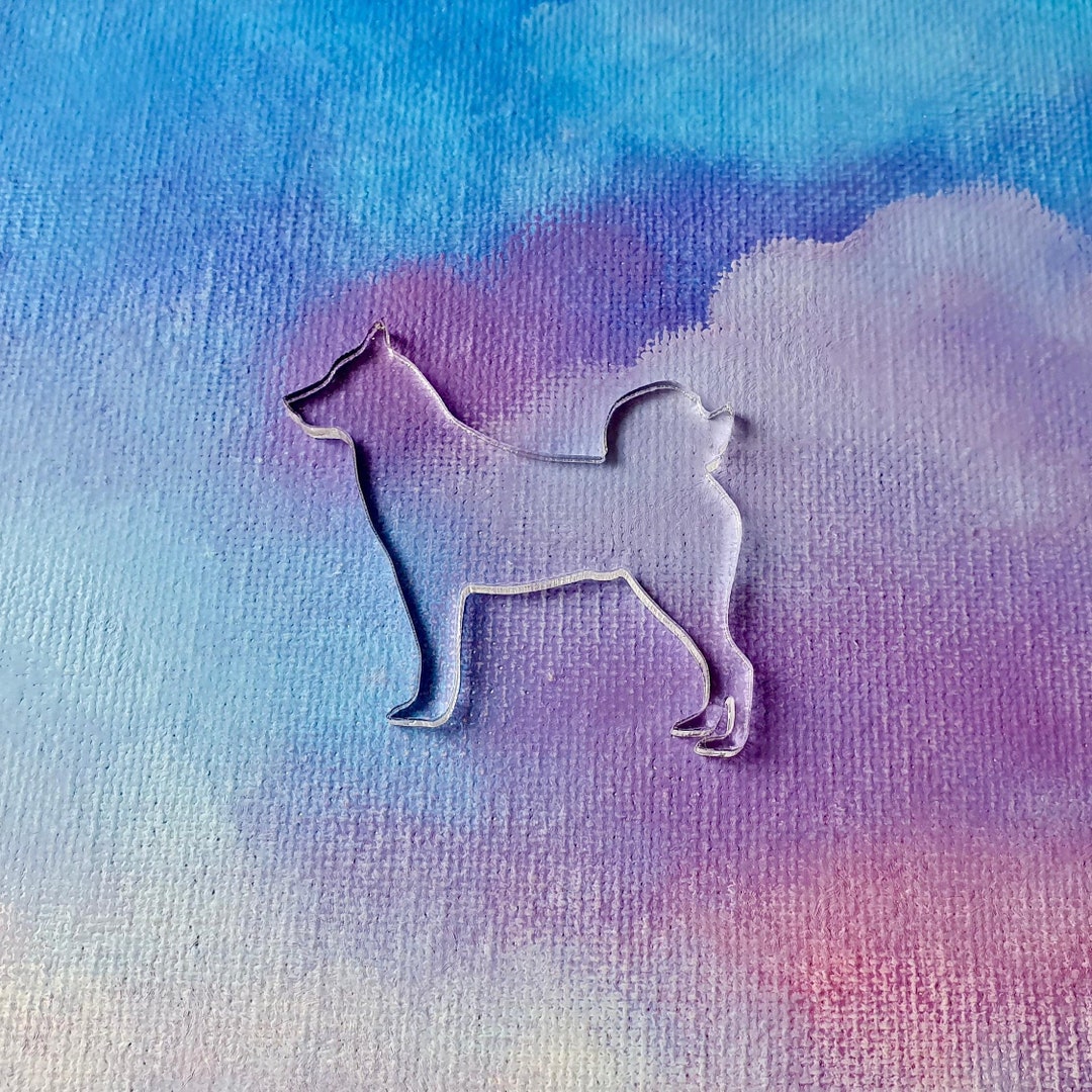 Acrylic Dog Shape - Acrylic Dog Cut Out - Dog Shape Blanks - Dog Blanks ...