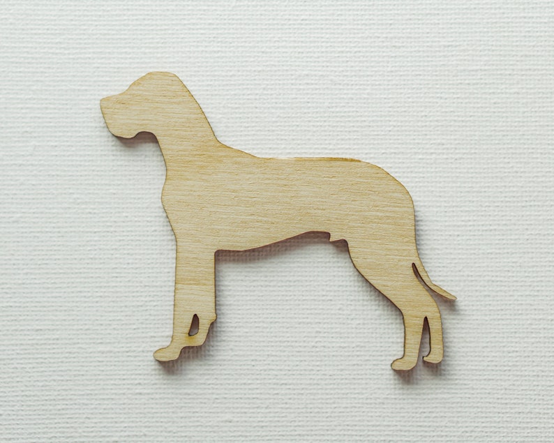 Dog Shape MULTIPLE SIZES Laser Cut Unfinished Wood Cutout - Etsy