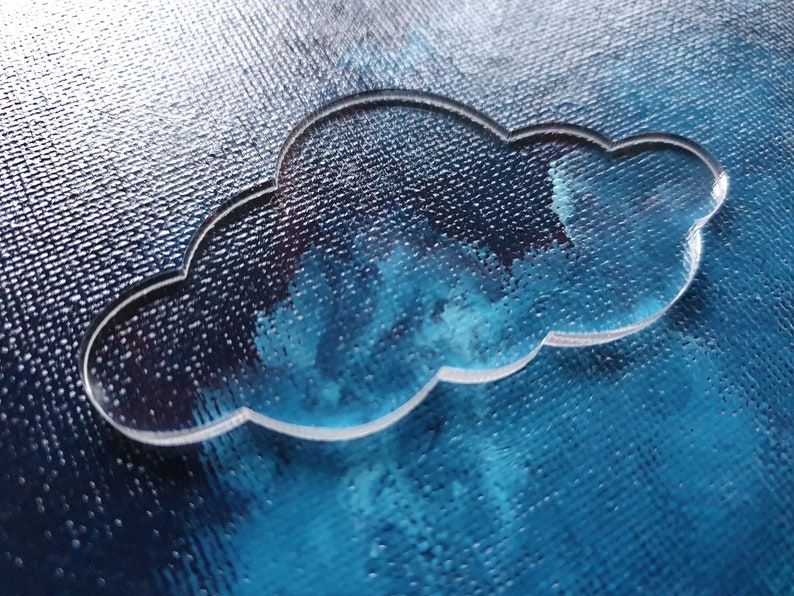 Acrylic cloud shape 3 20 Acrylic cloud blanks | Etsy