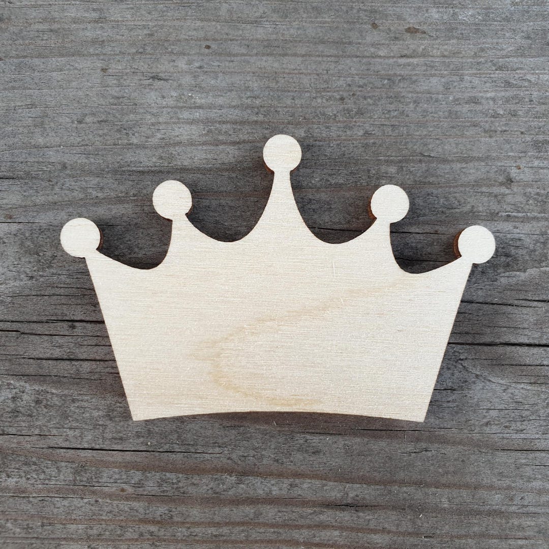 Crown Shape, 3" - 20", Princess Crown Cut Out, Laser Cut Crowns ...