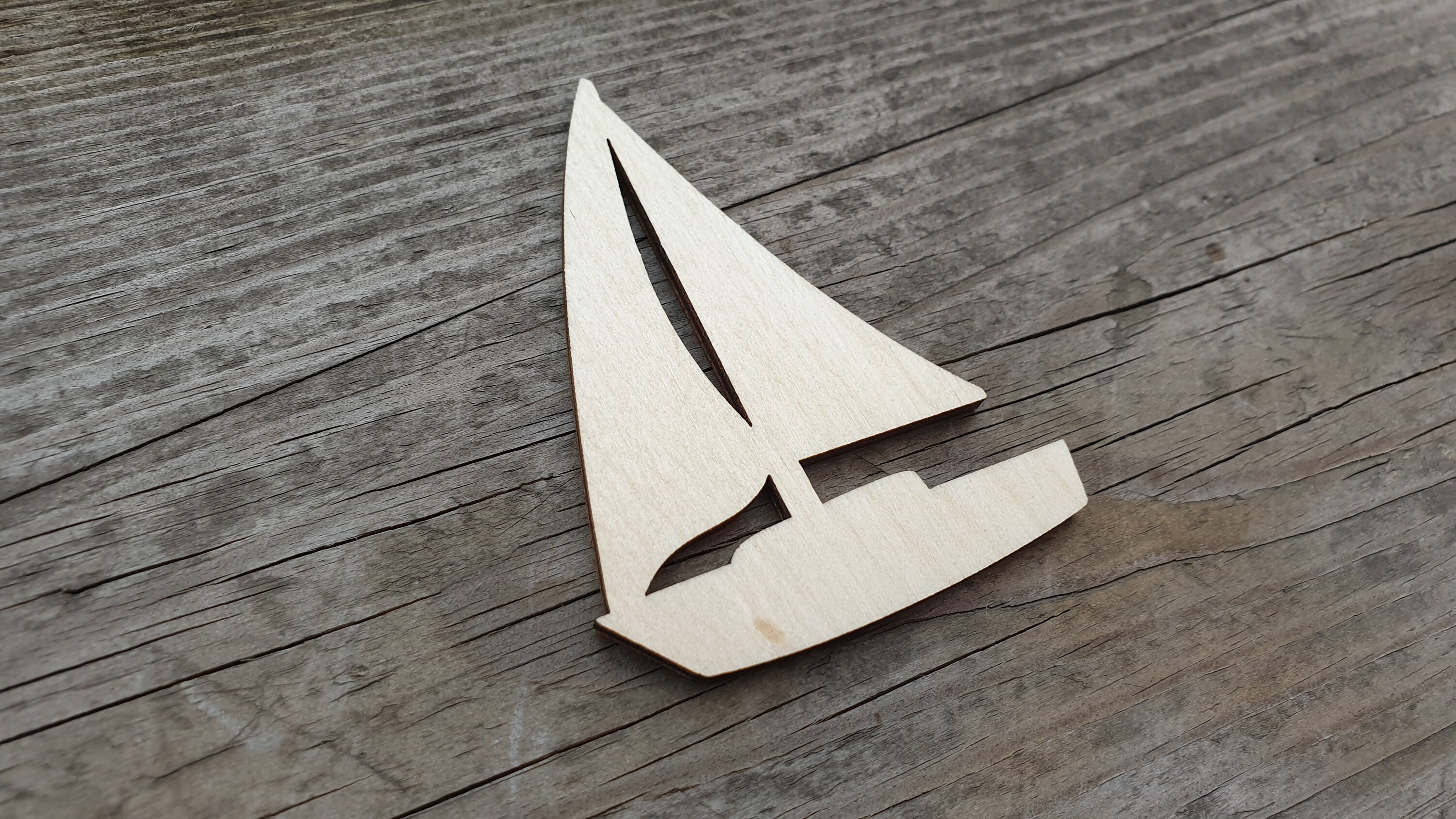 Sailboat Shape MULTIPLE SIZES Sailing Boat Cut Out Laser - Etsy Sweden