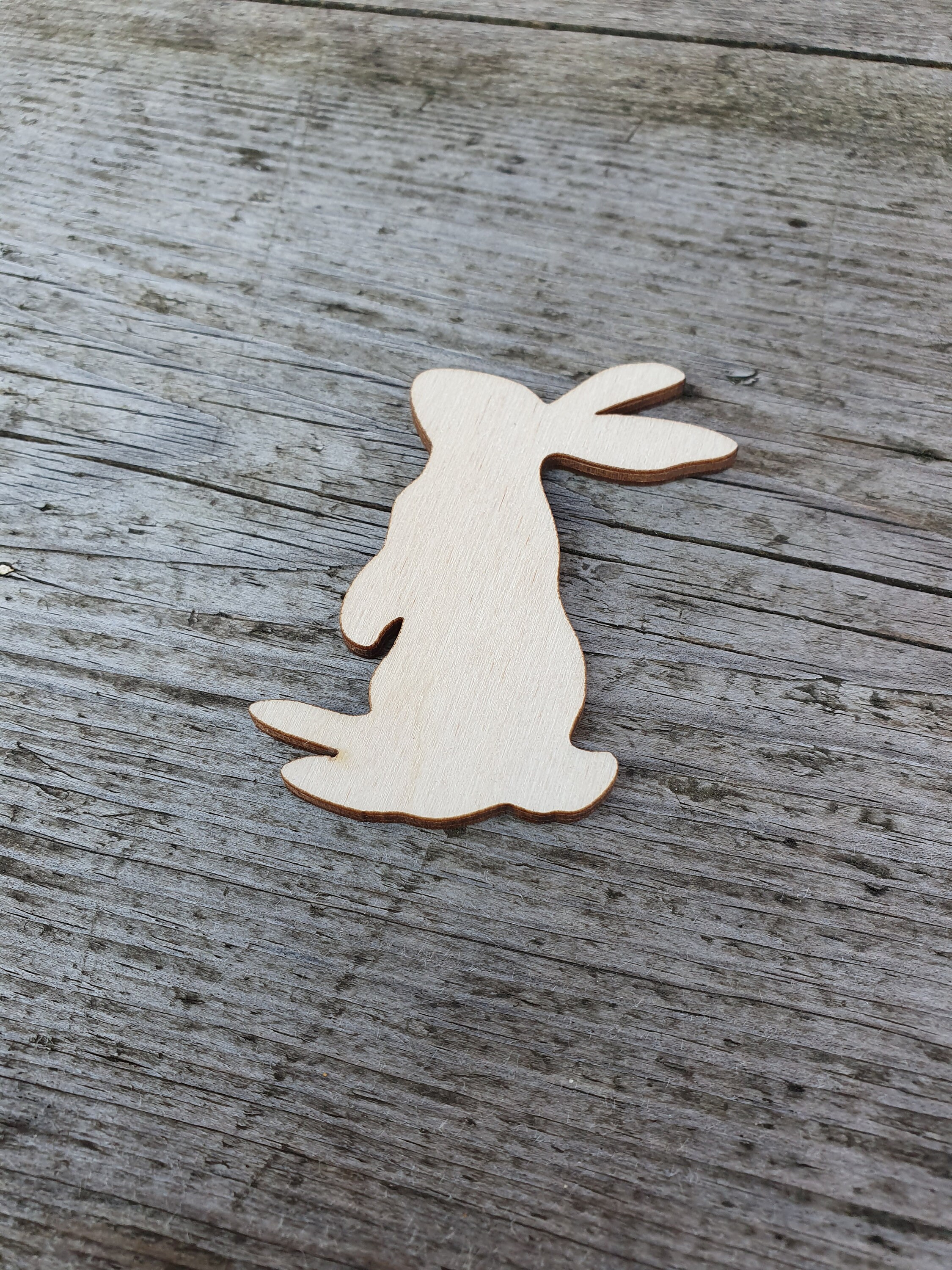 Easter Bunny Shape 3 20 Rabbit Cut Out Bunny | Etsy