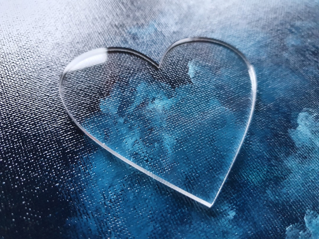 Acrylic Heart Shape, 3 20, Laser Cut, Acrylic Cut Out Shapes, Acrylic ...