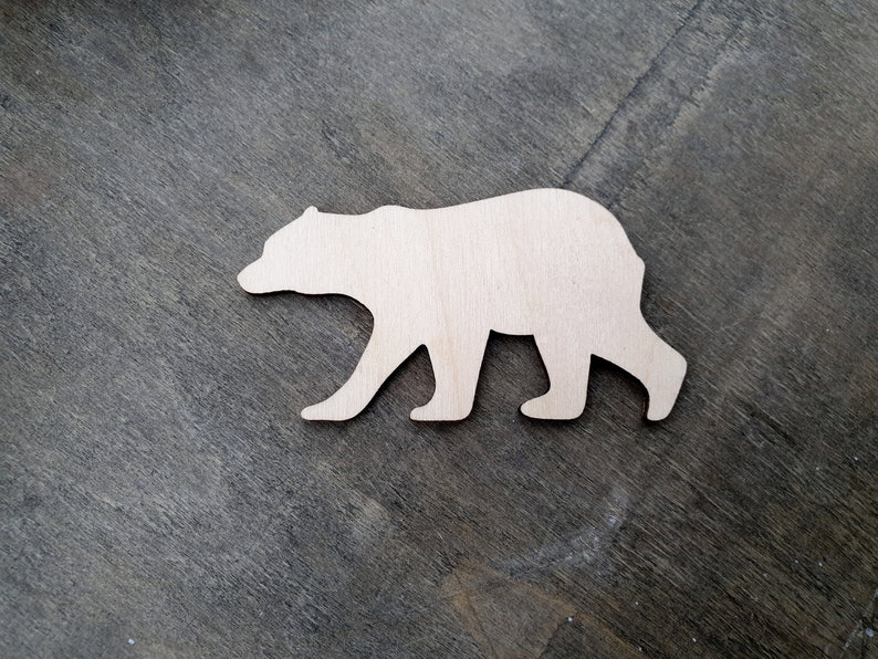 Polar Bear Shape MULTIPLE SIZES Polar Bear Cut Out | Etsy