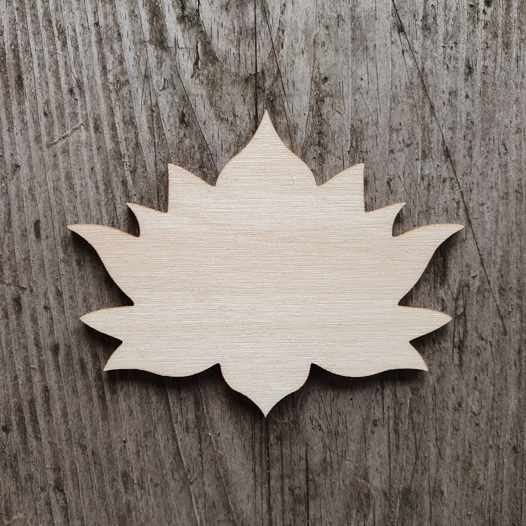 Lotus Flower Shape, 3" - 20", Lotus Flower Cut Out, Laser Cut Lotus ...