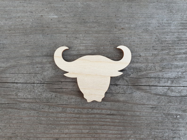 Buffalo Bison Head Shape, MULTIPLE SIZES, Buffalo Cut Out, Laser Cut ...