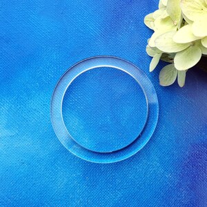 Laser-cut Acrylic Circle Outline Shape for DIY Craft or Decoration ...