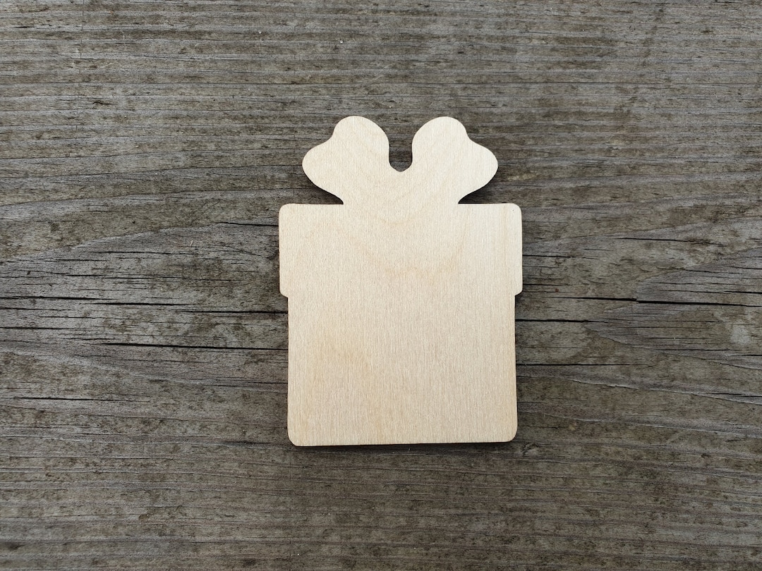 Christmas Gift Box Shape, MULTIPLE SIZES, Gift Box Cut Out, Laser Cut ...