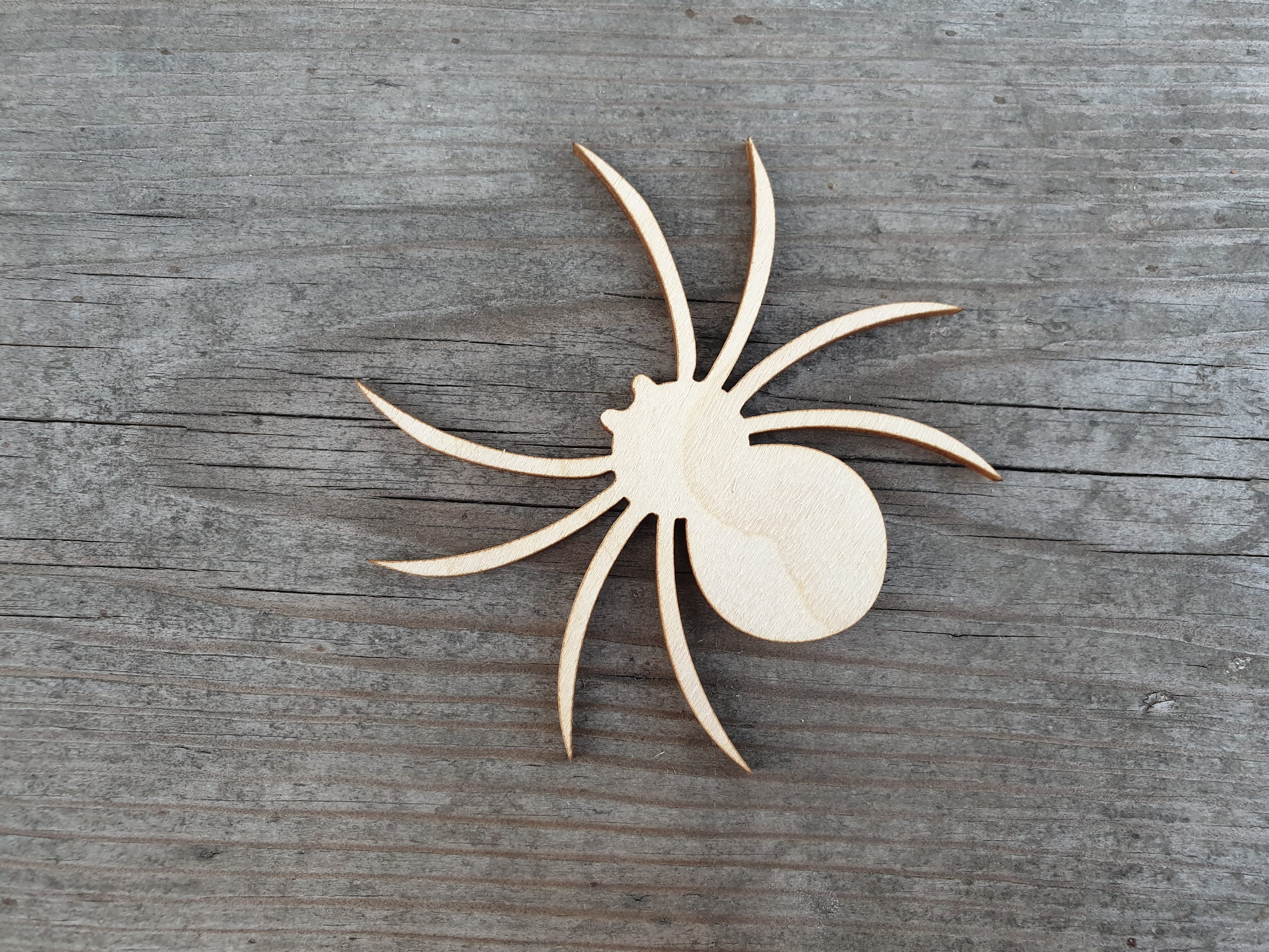 Spider Shape MULTIPLE SIZES Spider Cutout Laser Cut | Etsy