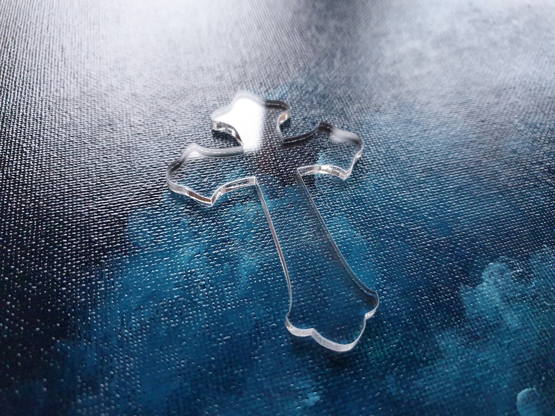 Acrylic Cross Shape 3 20 Laser Cut Acrylic - Etsy