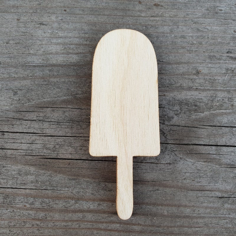 Wooden Popsicle - Etsy