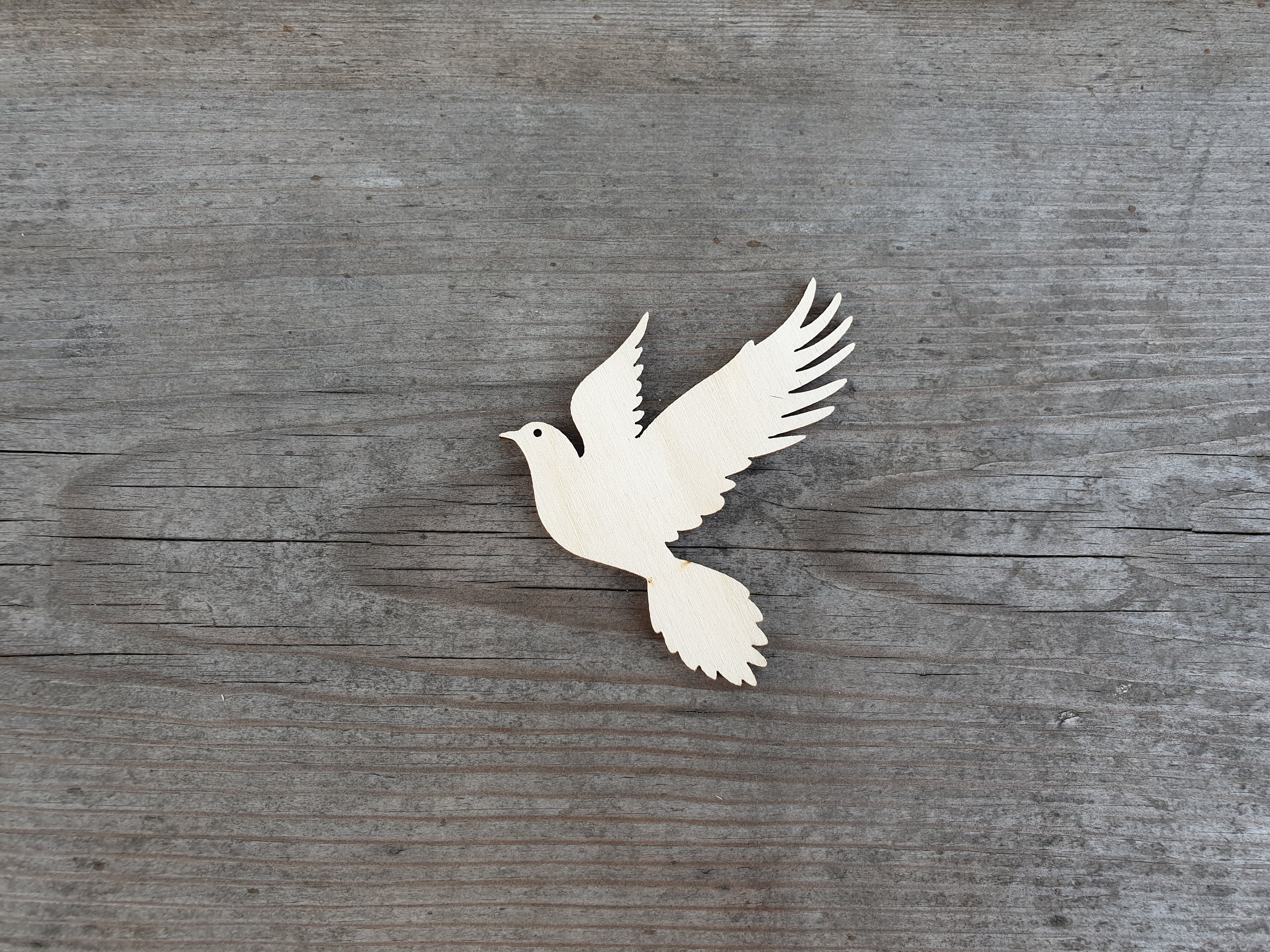 Bird shape MULTIPLE SIZES Dove cut out Laser Cut doves | Etsy