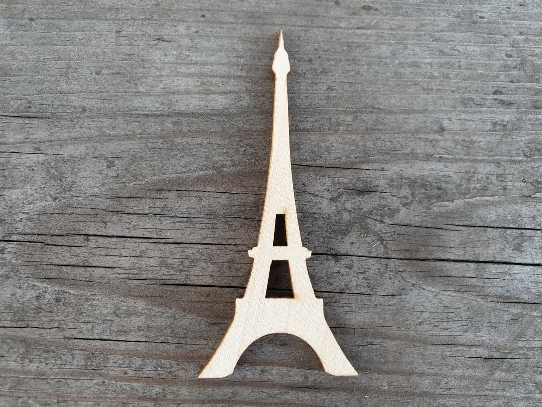Eiffel Tower Shape, MULTIPLE SIZES, Eiffel Tower Cut Out, Laser Cut ...