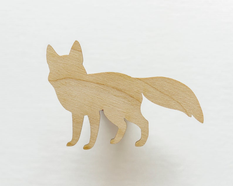 Fox Shape 3 20 Laser Cut Unfinished Wood - Etsy