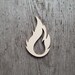 Fire Shape, MULTIPLE SIZES, Laser Cut, Unfinished Wooden Cutout Shapes ...