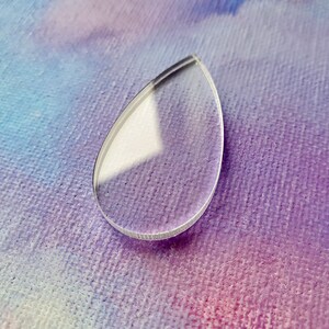 Acrylic Raindrop Shape for DIY Crafts, Raindrop Blanks, Acrylic ...