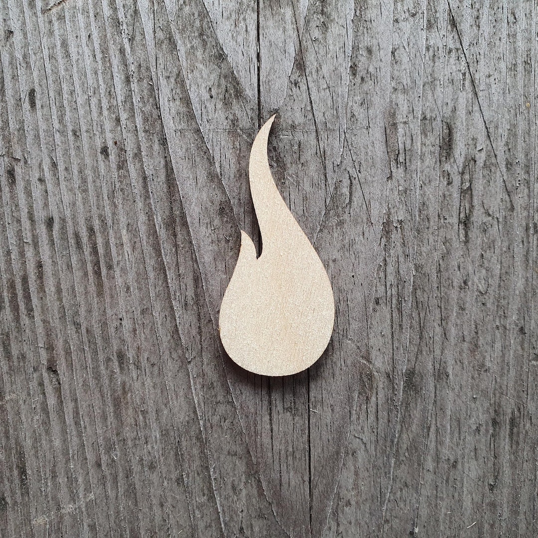 Laser Cut Plywood Flame Cutouts, Wooden Flame Shape, Choose SIZE! - Etsy