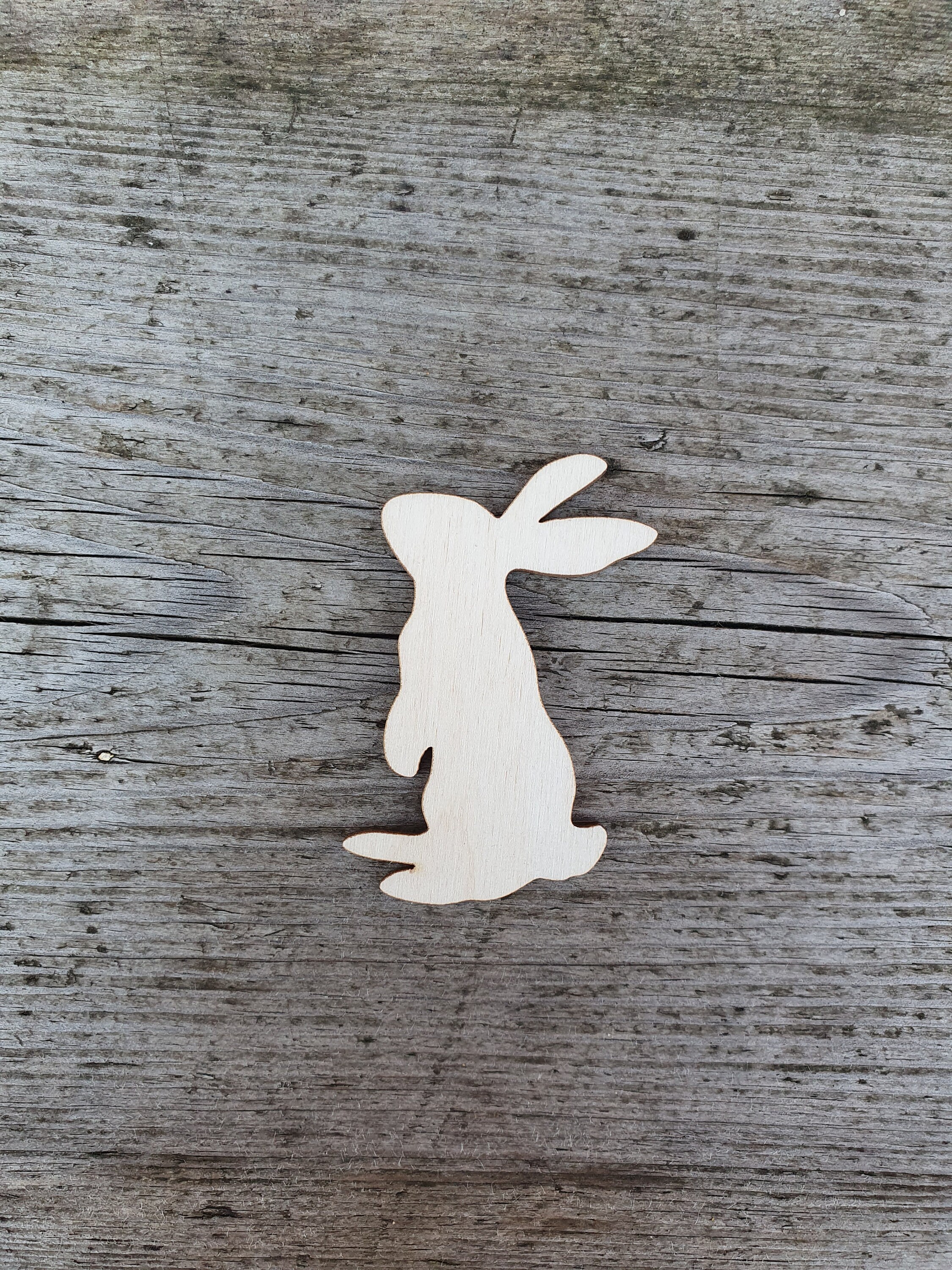 Easter Bunny Shape 3 20 Rabbit Cut Out Bunny | Etsy