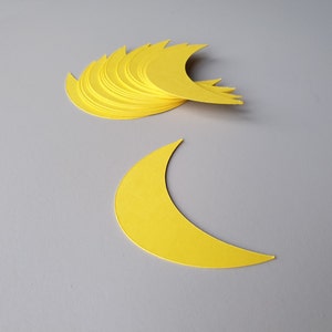 Crescent Moon Cut Out, MULTIPLE SIZES, 20 Pieces, Crescent Moon Die ...