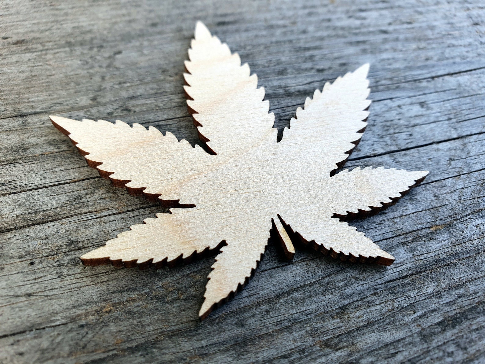 Marijuana Leaf Cutout, 3" - 20", Marijuana Leaf Shape, Unfinished Wood ...