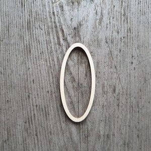 Oval Outline Shape , 3" - 20", Oval Cut Out, Wooden Geometric Shapes ...