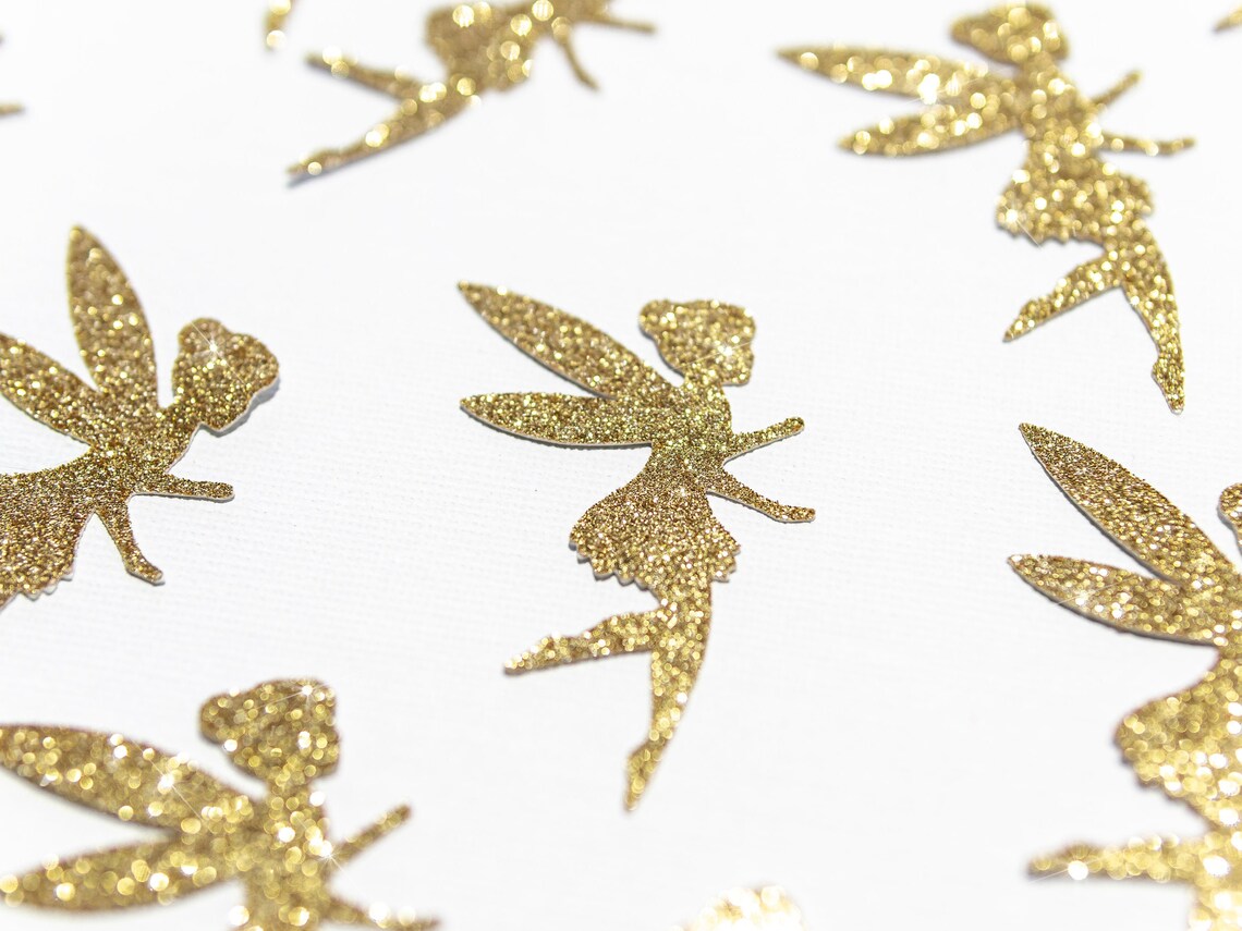 Fairy Cut Out 20 Pieces 1.5 6 Glitter Fairy - Etsy