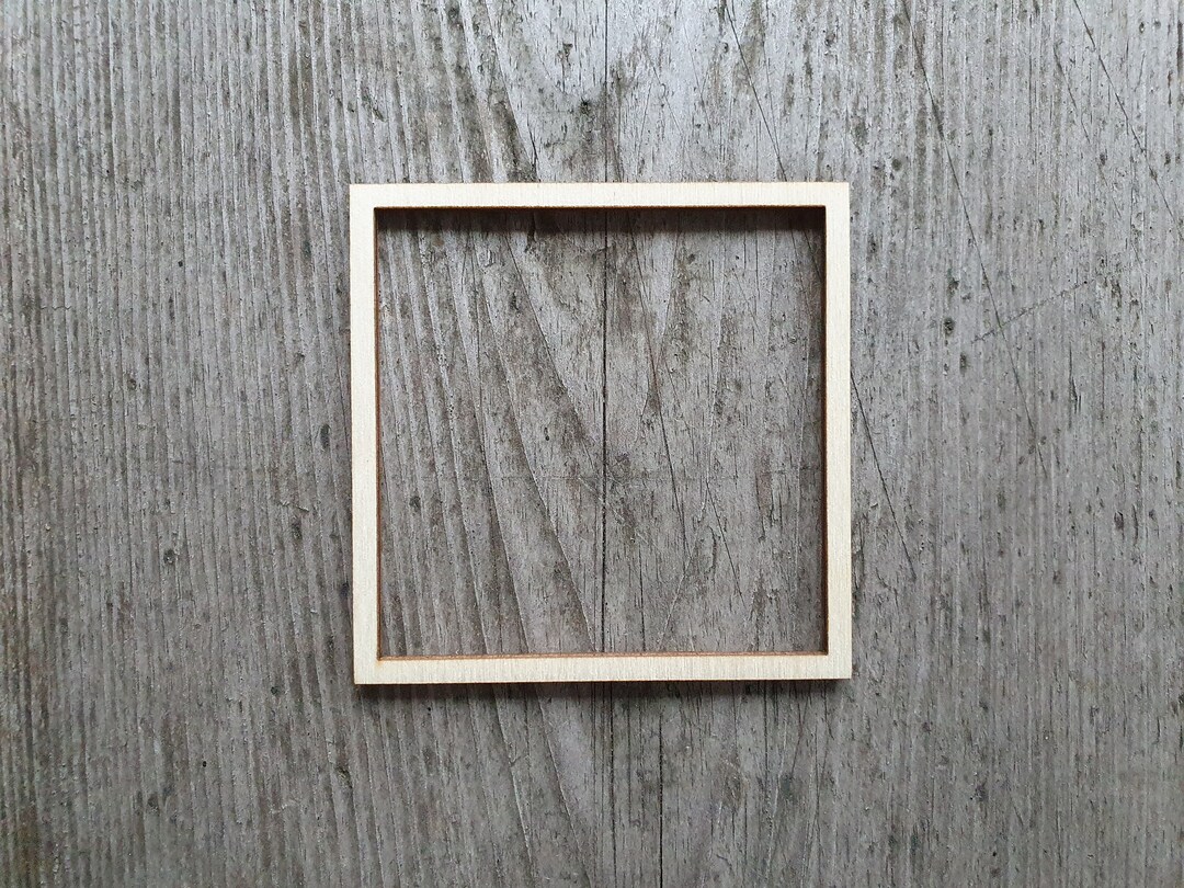 Square Outline Shape, 3" - 20", Laser Cut Square Outline Cut Out ...