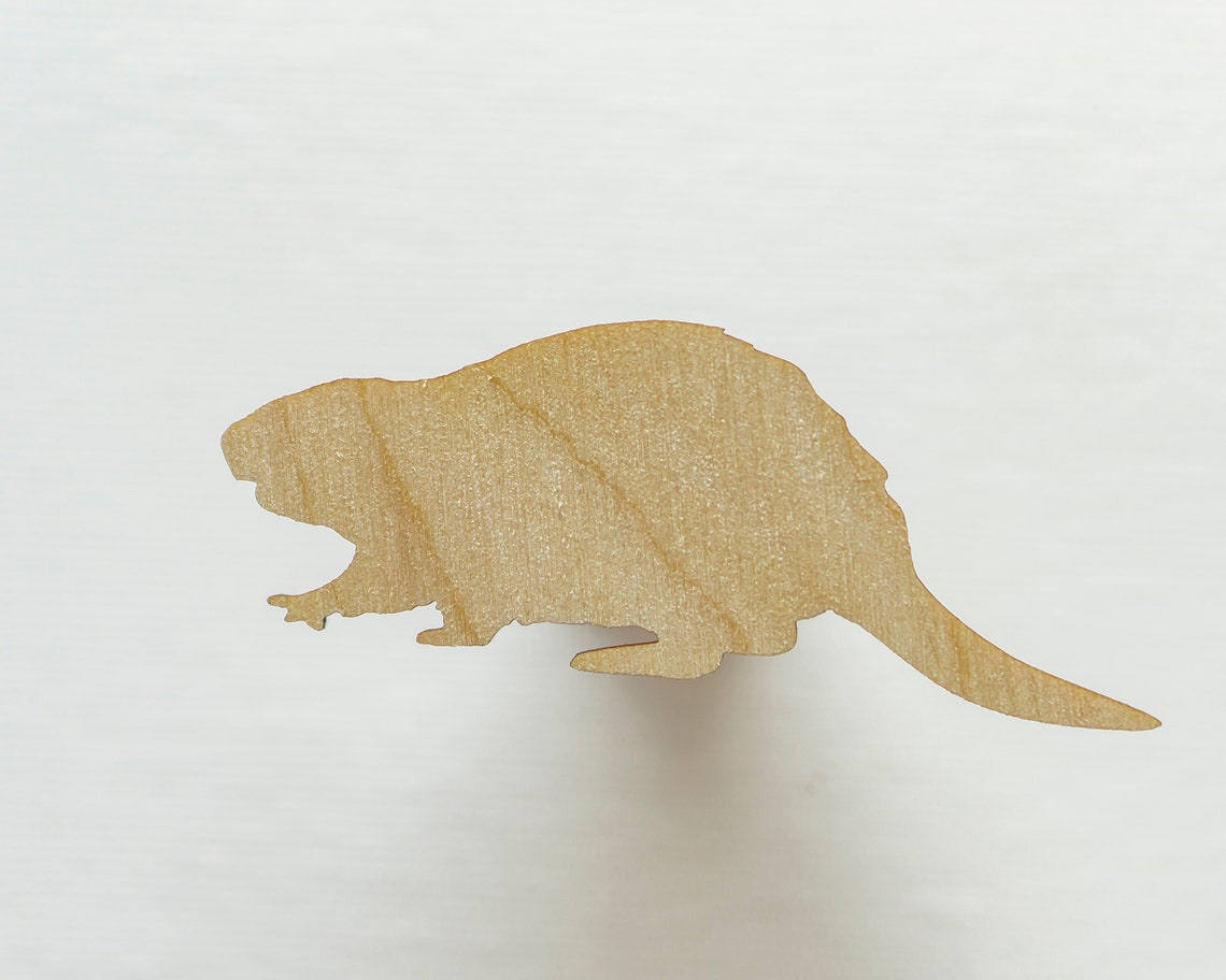 Beaver Shape MULTIPLE SIZES Laser Cut Unfinished Wood - Etsy