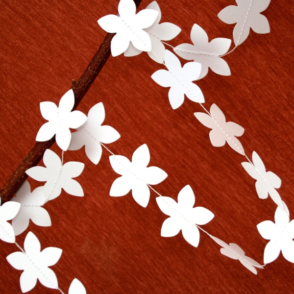 Paper Flower Garland - Etsy