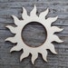 Sun Shape, 2"- 20", Sun Cut Out, Laser Cut Sun Shape, Unfinished Wood ...