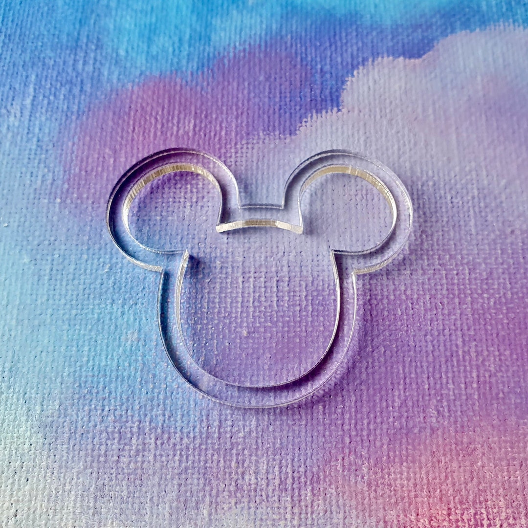 Acrylic Mouse Head Outline Shape for DIY Crafts, Mouse Head Cutouts ...