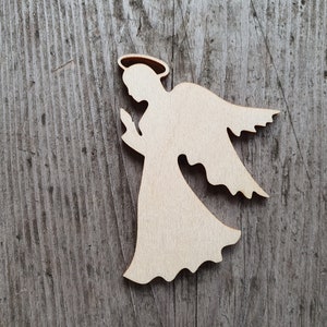 Angel Shape, MULTIPLE SIZES, Angel Cut Out, Wooden Shapes for Crafts ...