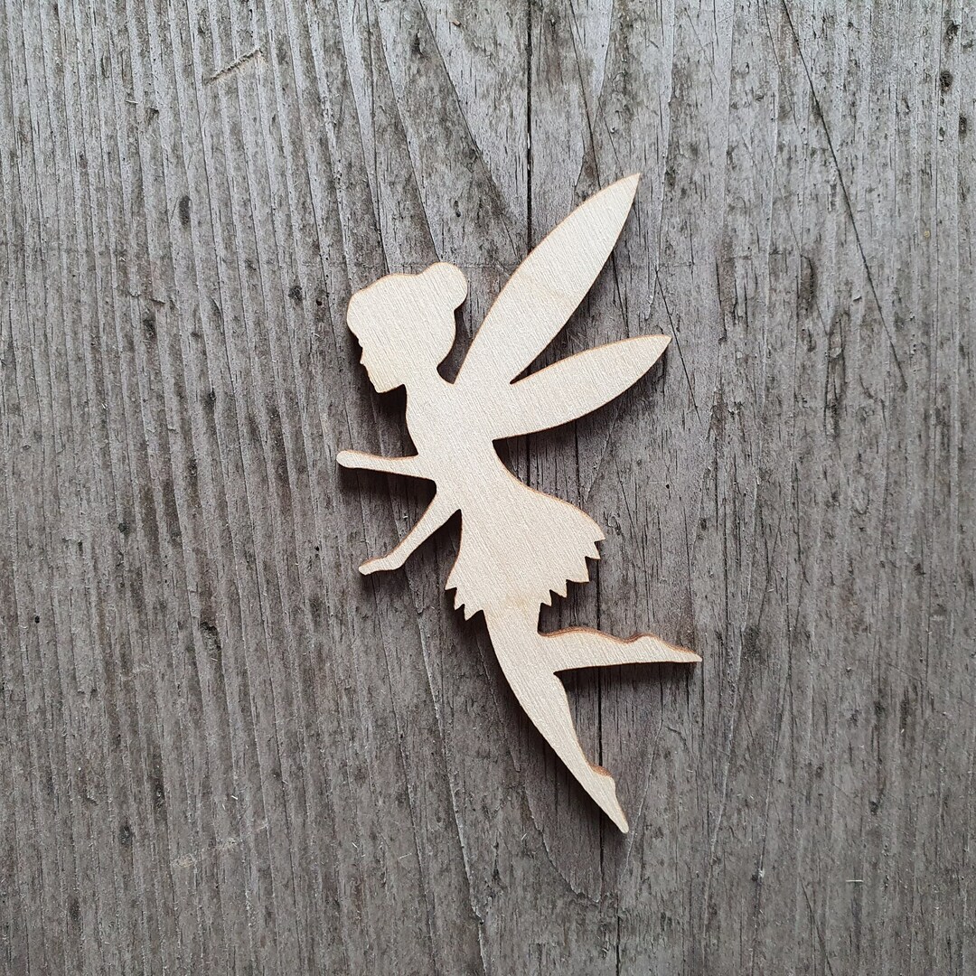 Wooden Fairy Shape for DIY Craft or Decoration Projects - Fairy Cutouts ...