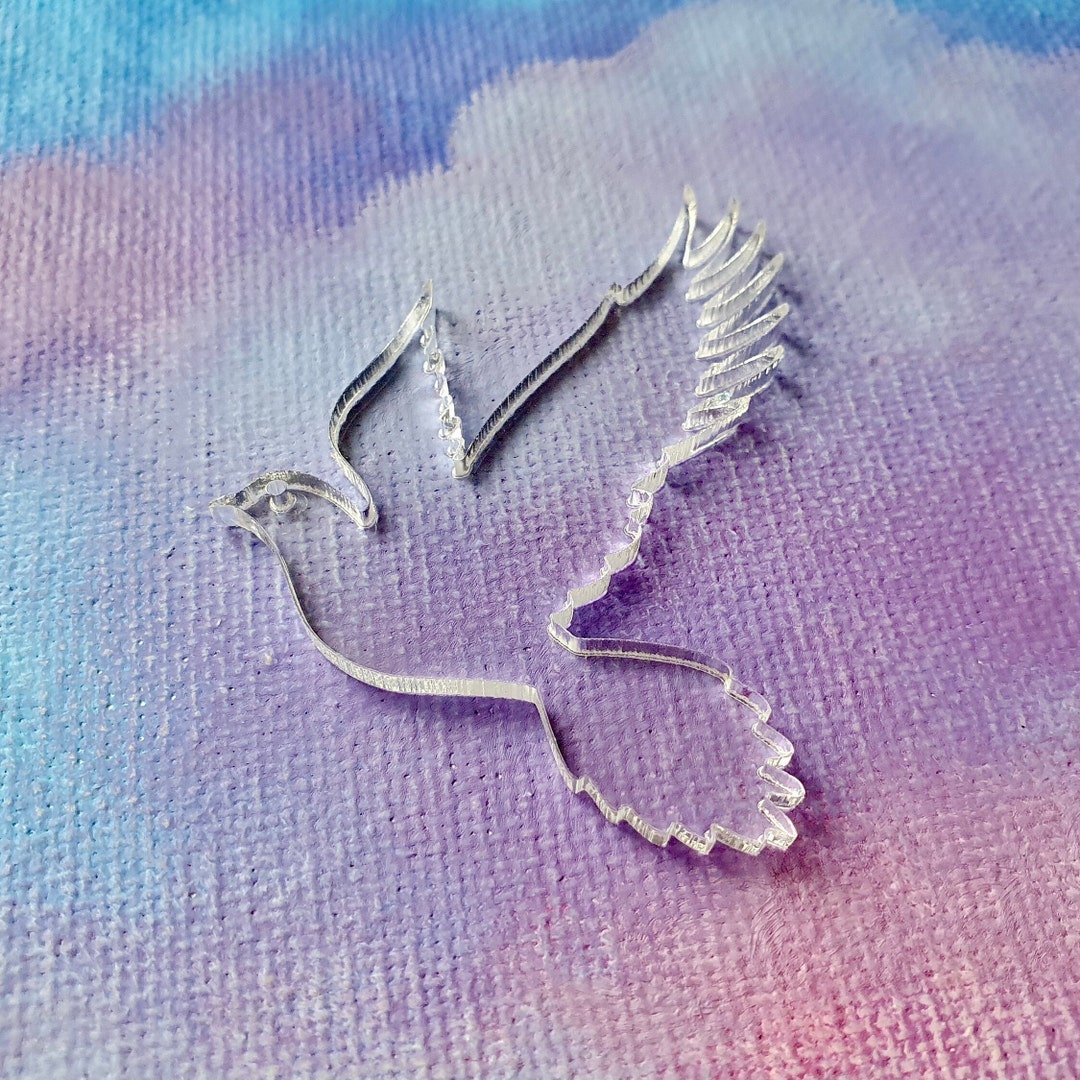 Acrylic DOVE Shape, Acrylic Bird Cutouts - Etsy