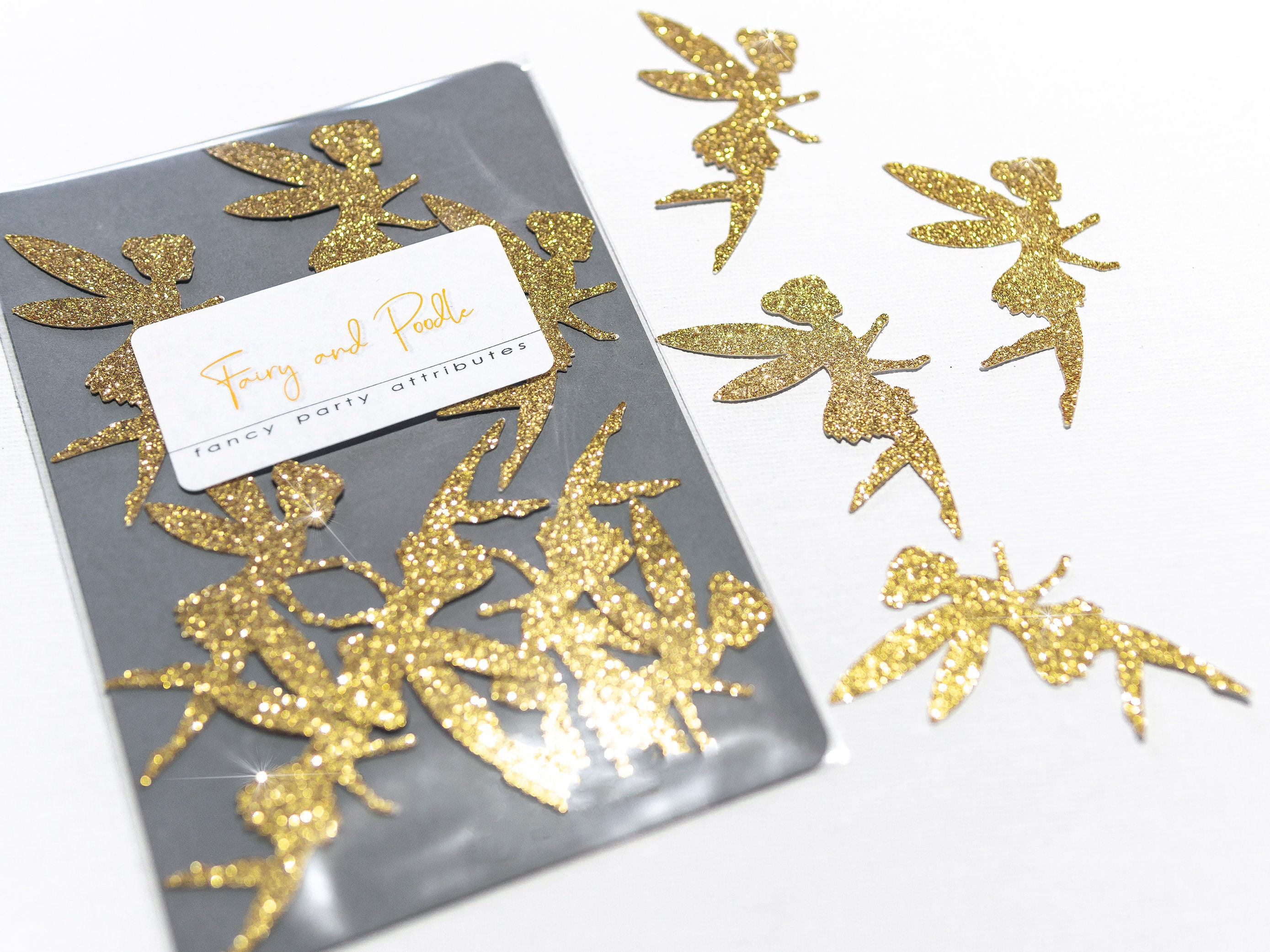 Fairy Cut Out 20 Pieces 1.5 6 Glitter Fairy - Etsy
