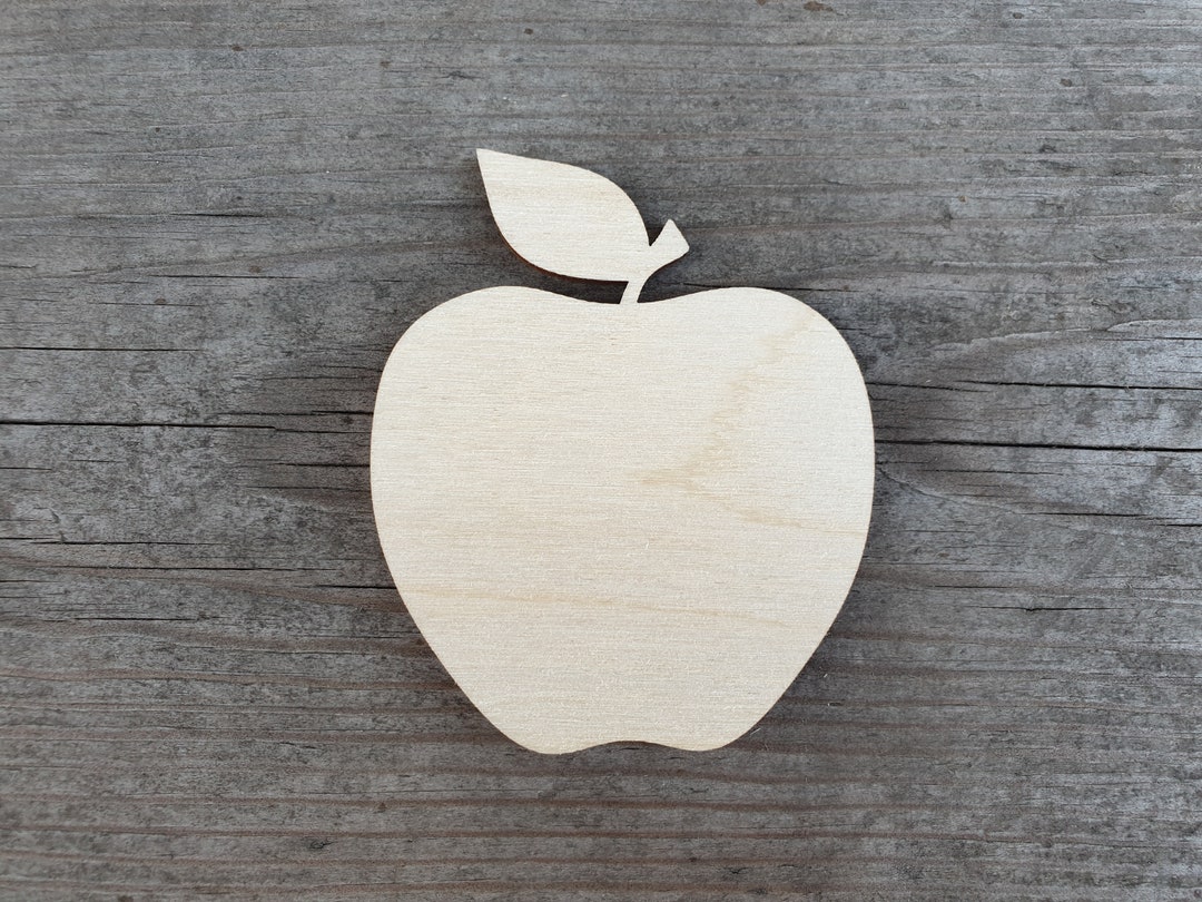 Apple Shape MULTIPLE SIZES Apple Cut Out Laser Cut Apples - Etsy
