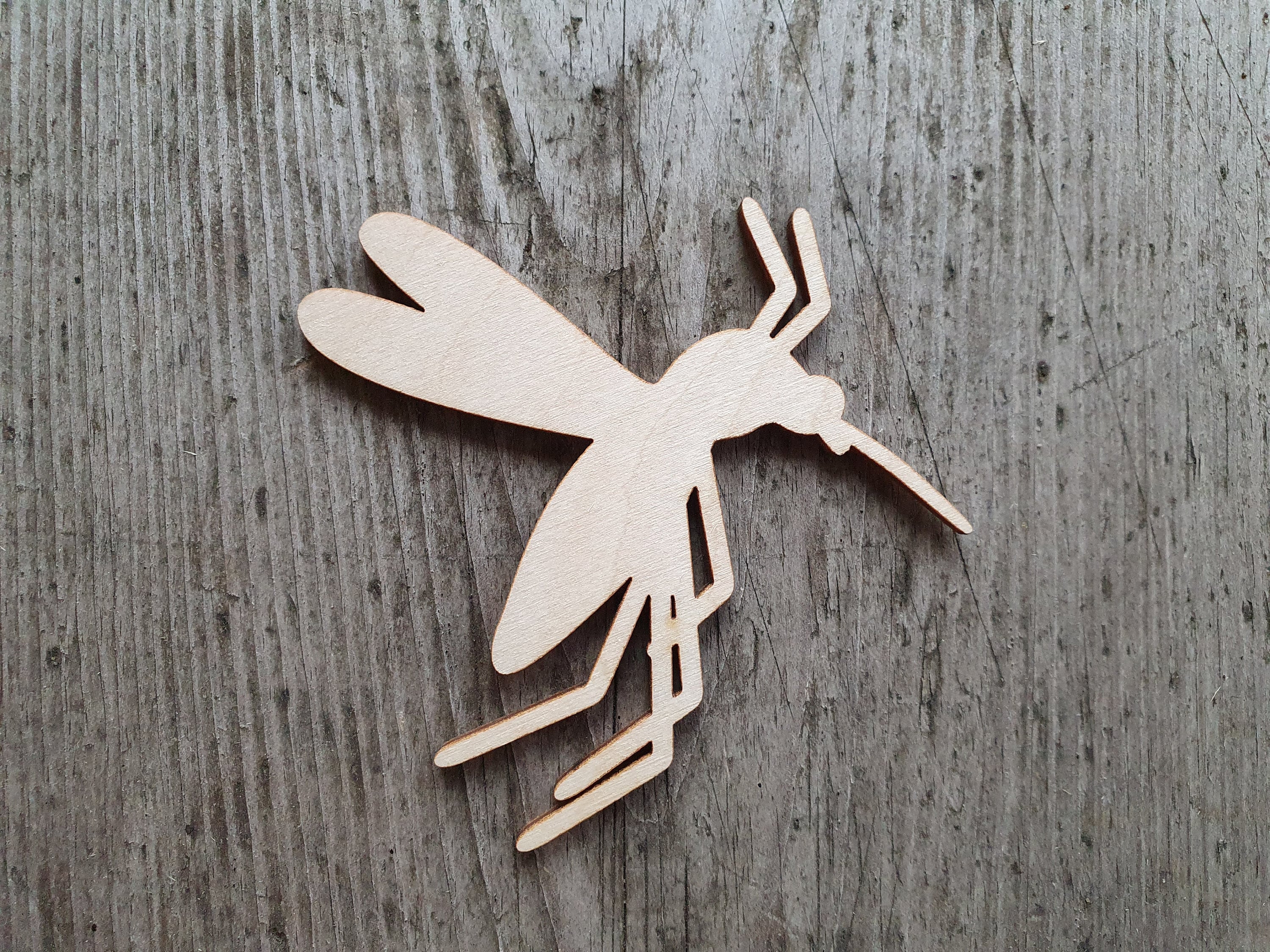 Mosquito shape 3 20 Laser cut Insect cut out | Etsy