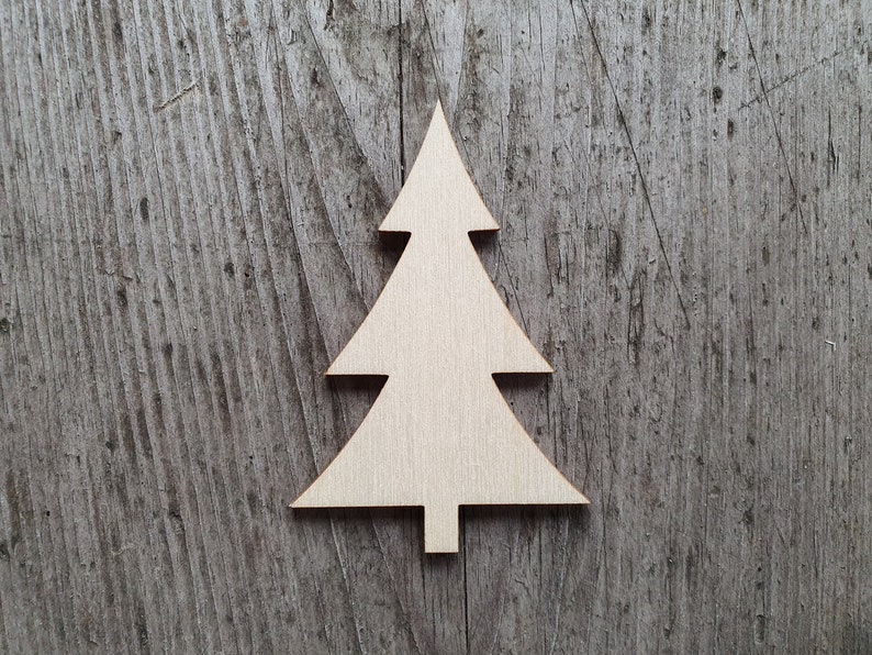 Christmas Tree Shape MULTIPLE SIZES Pine Tree Cut Out Shape - Etsy