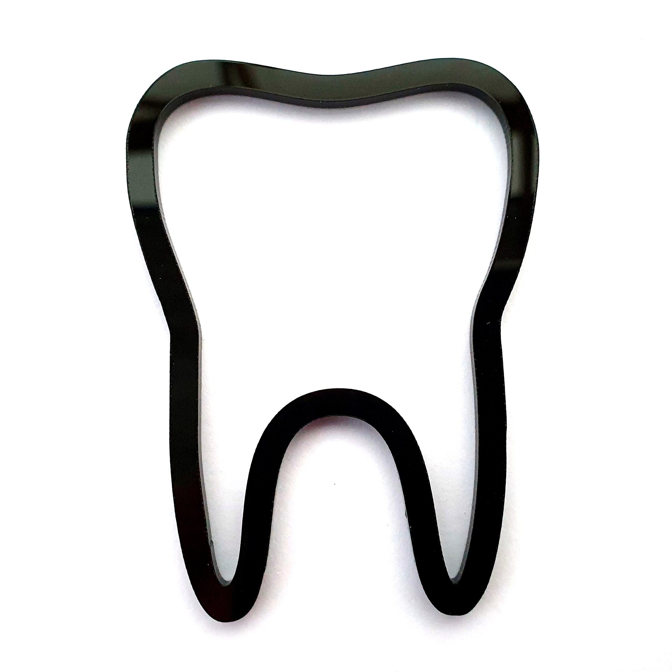 Tooth Outline Printable Mouth Teeth Drawing Black And White Stock