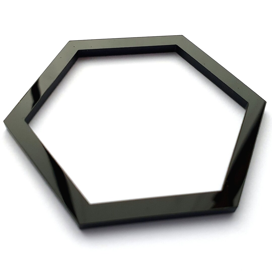 Acrylic HEXAGON Outline Cutouts, Hexagon Shape - Etsy