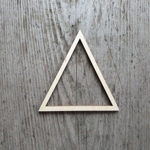 Triangle Outline Shape 3 20 Triangle Cut Out - Etsy