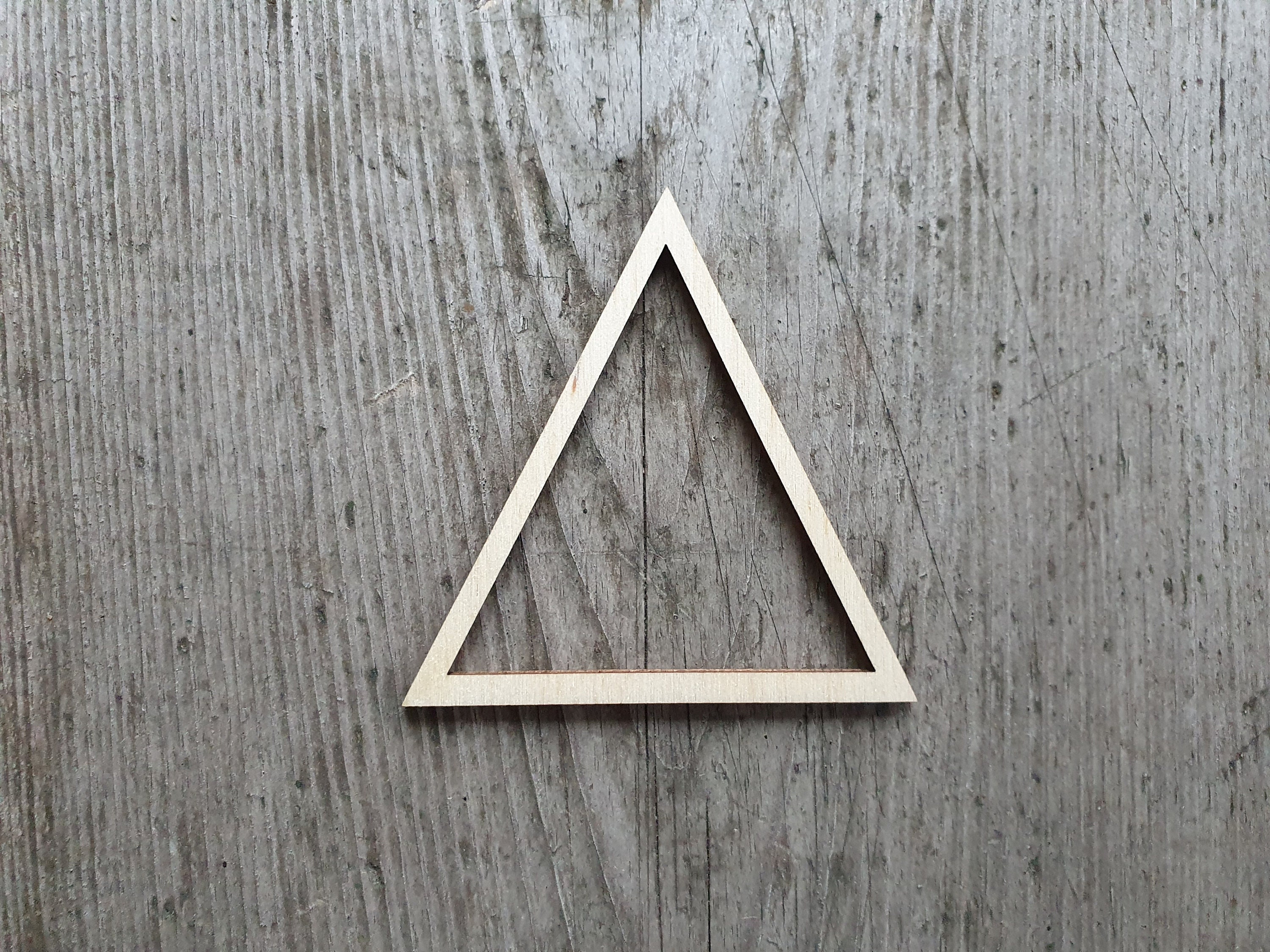 Triangle Outline Shape 3 20 Triangle Cut Out | Etsy