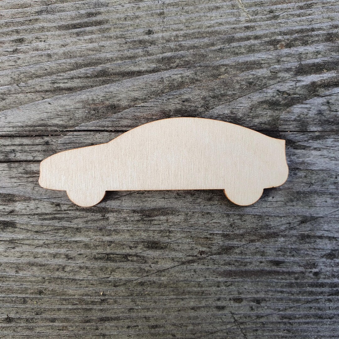 Wooden Car Cutouts, 3" - 20", Car Shape - Etsy