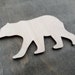 Polar Bear Shape, MULTIPLE SIZES, Polar Bear Cut Out, Unfinished Wood ...
