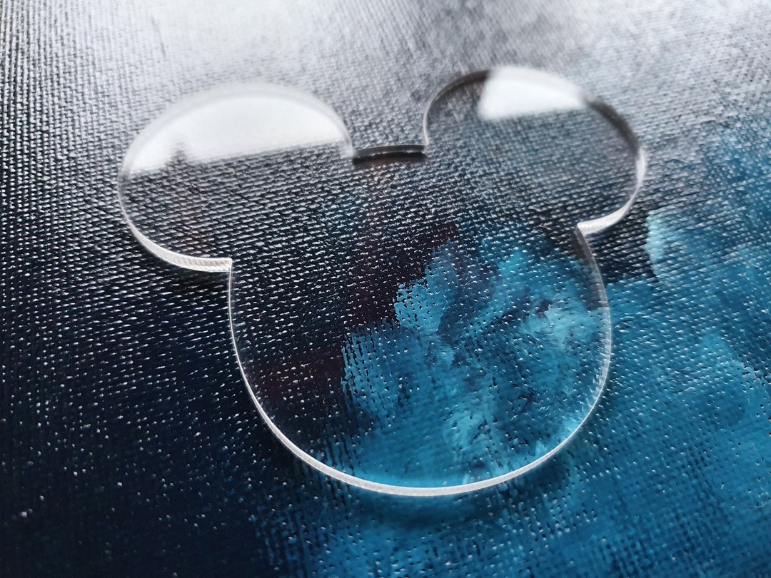 Acrylic Mouse Head Shape, 3 20, CHOOSE COLOR, Acrylic Mouse Head Blanks ...