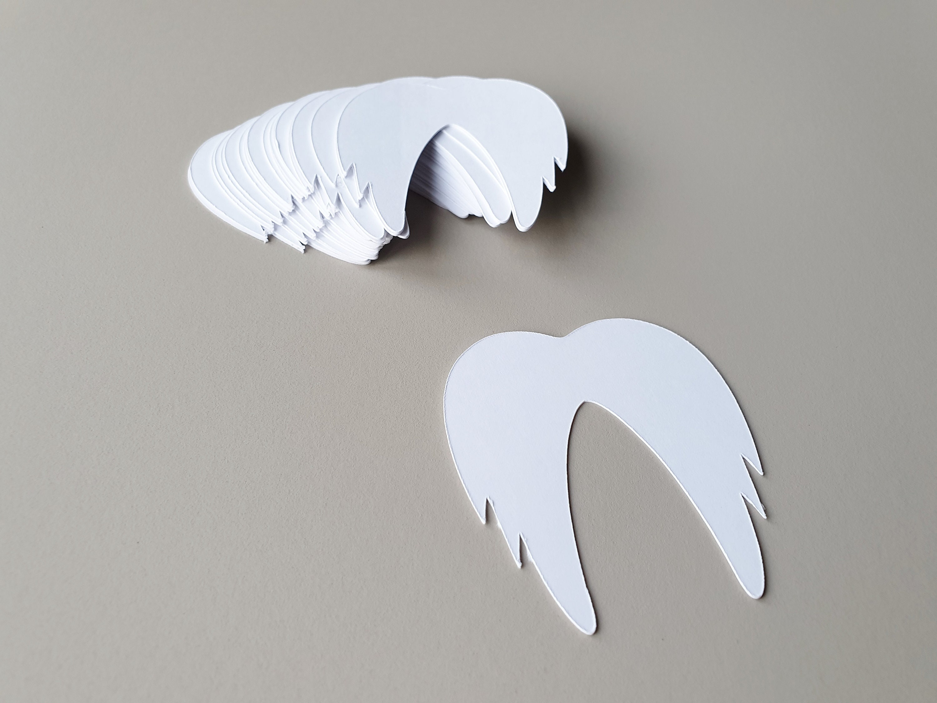 Paper Angel Wings, MULTIPLE SIZES, 20 Pieces, Angel Wings Cut Outs ...