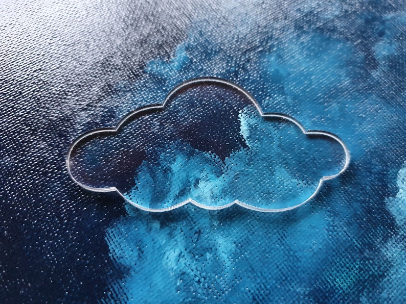 Acrylic cloud shape 3 20 Acrylic cloud blanks | Etsy