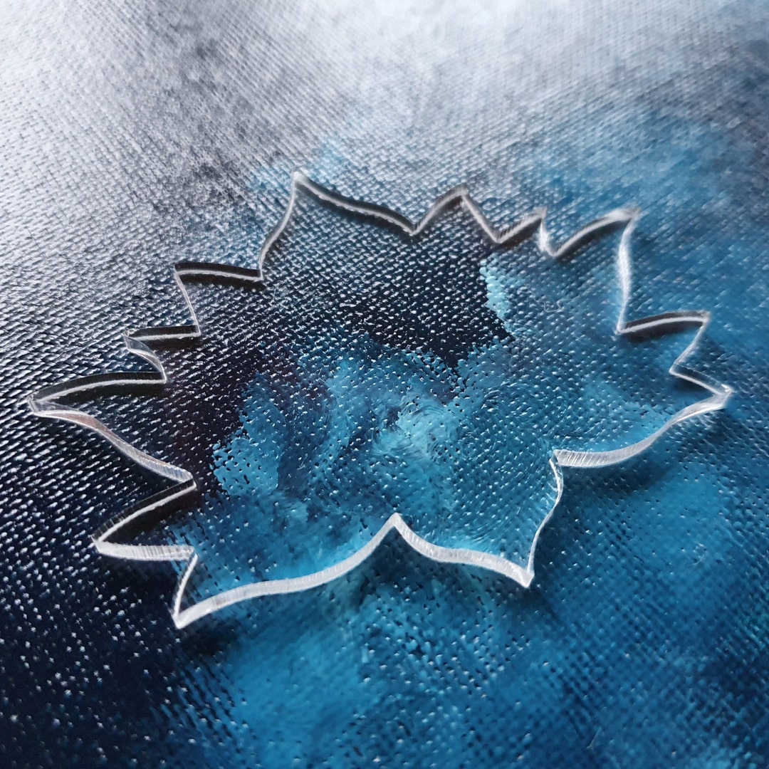 Laser-cut Acrylic Solid Lotus Flower Base Shape for DIY Craft or ...