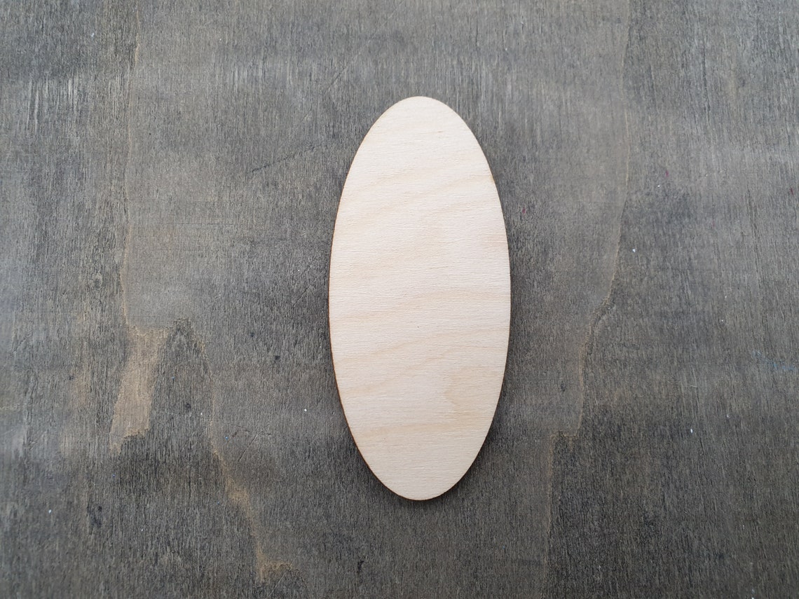 Oval Shape 3 20 Laser Cut Oval Cut Out - Etsy