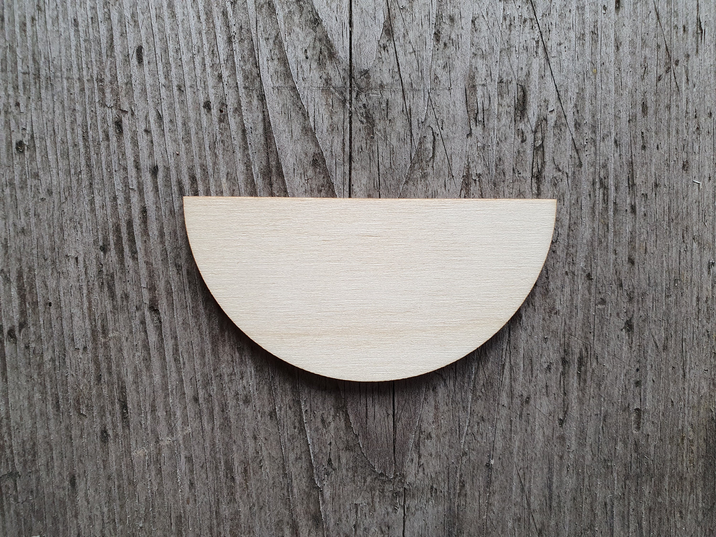 Half Circle Shape MULTIPLE SIZES Half Circle Cut Out Laser - Etsy UK